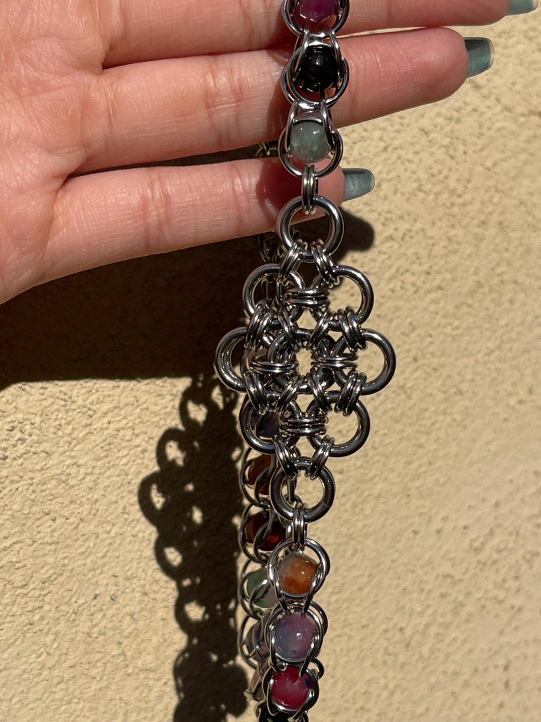 Daisy Multiverse Chainmail Choker - Etsy
