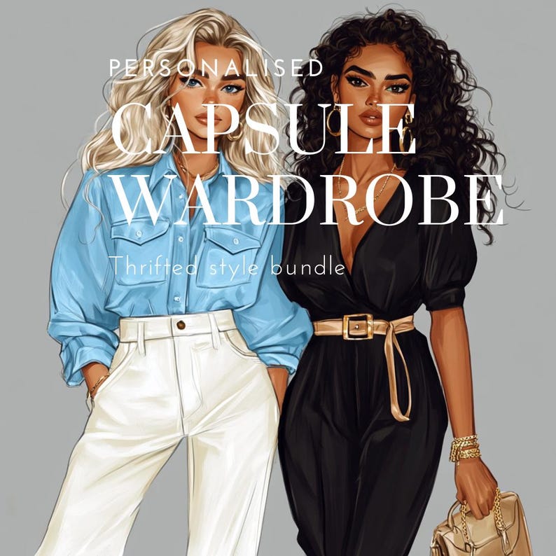 Capsule Wardrobe Thrifted Style Bundle, Business Dress, Modest Skirt ...