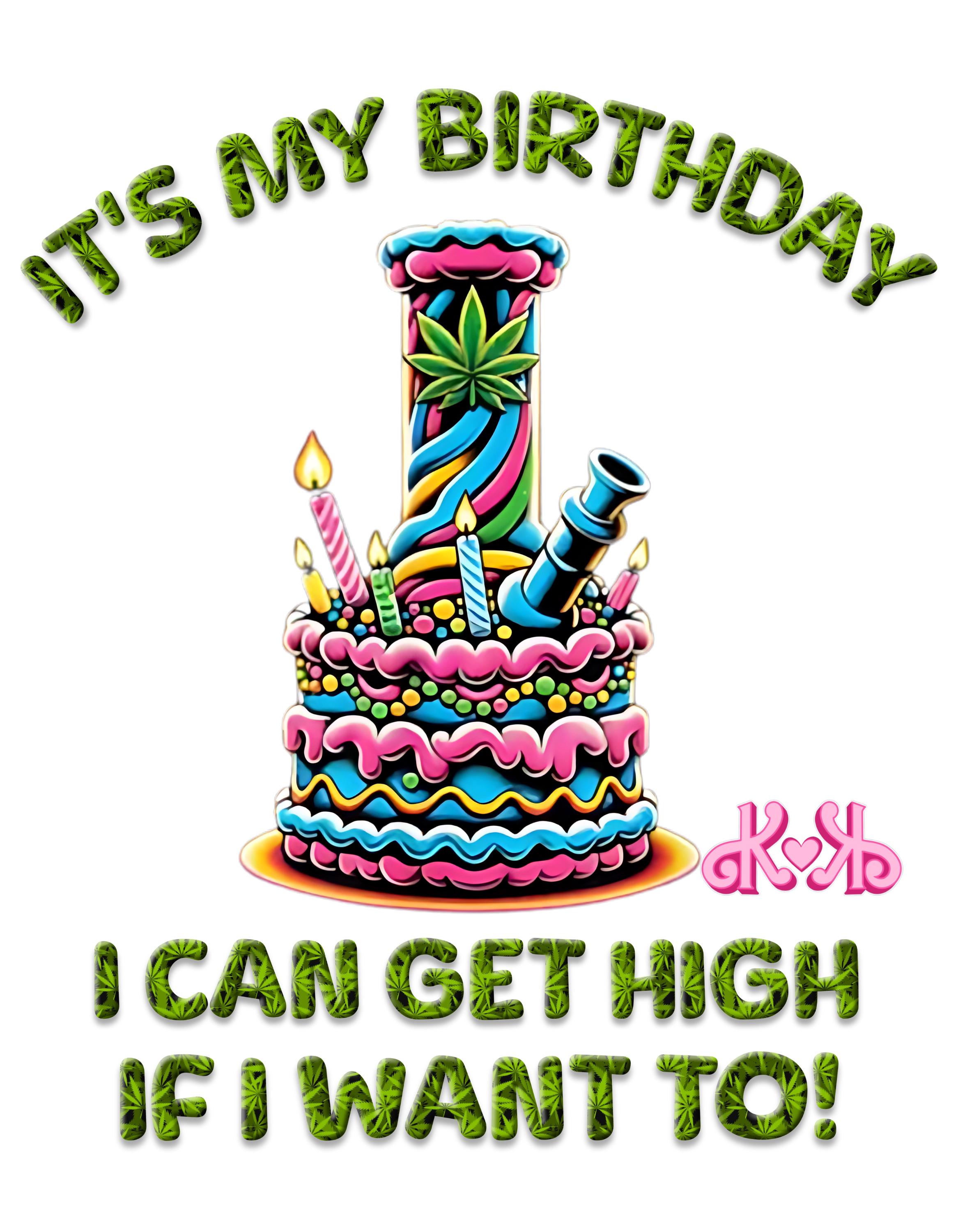 Its My Birthday 420 Cannabis Marijuana Svg, Weed Leaf Pot Stoner Svg ...
