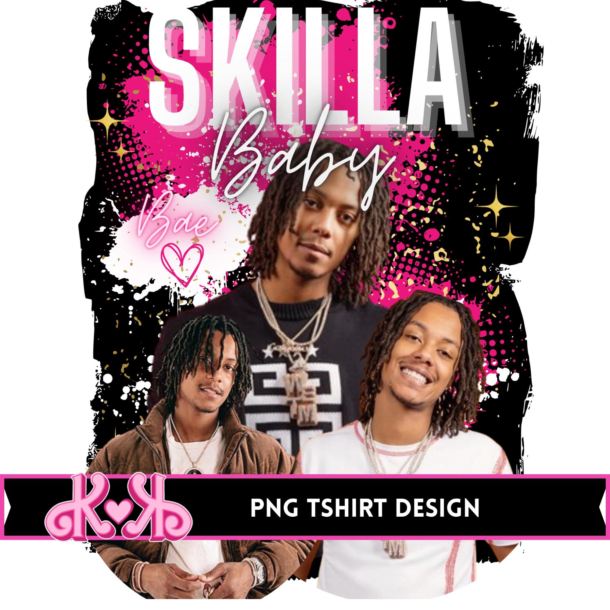 Skilla Baby Png Shirt Design Bae Detroit Rapper T Shirt Concert Tee Etsy