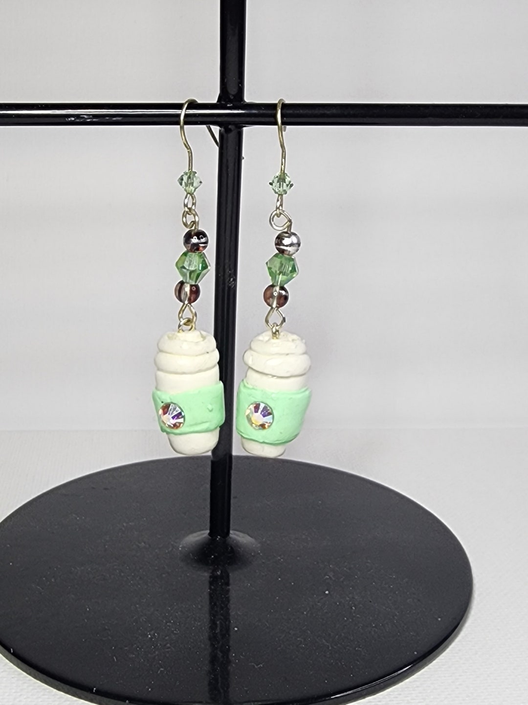 Java Cup Dangle Earrings Polymer Clay Tiny Food Handmade - Etsy