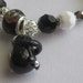 Black and White Tiny Tapper Bracelet Handmade Polymer Clay - Etsy