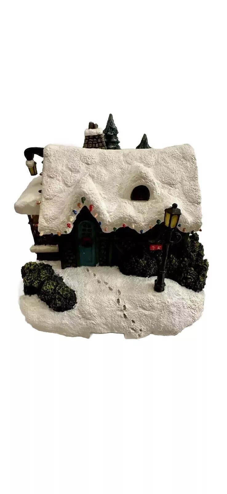 Thomas Kinkade Silent Night Lighted Stocking Hanger NIB - Etsy