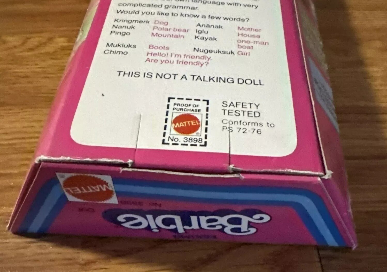 Mattel 1981 No. 3898 Eskimo Barbie NIB Rare Vintage - Etsy