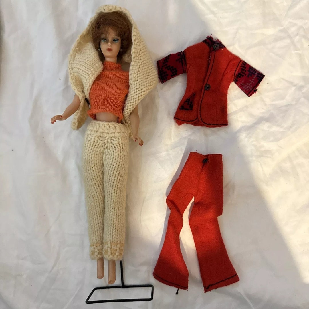Vintage #7 Bubblecut Barbie Doll Pats Pend ©MCMLVIII Mattel INC - Japan ...