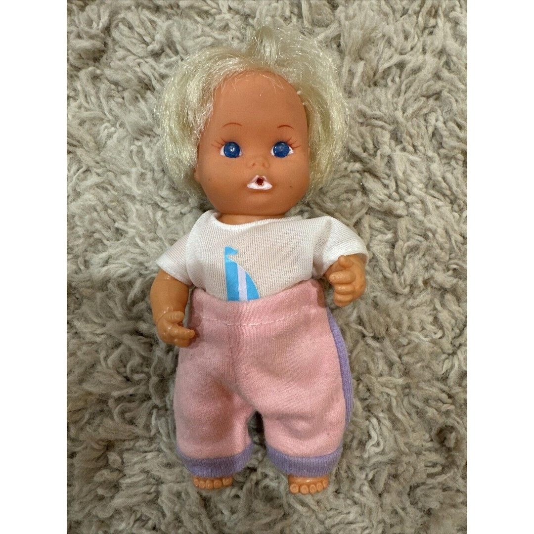 Vintage 1971 Remco Sweet April Doll 3339 Plastic 5.5in. Raises / Moves ...
