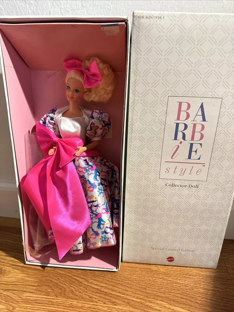 VTG 90s Barbie Style Collector 1990 Doll Limited Edition Mattel 5315 ...