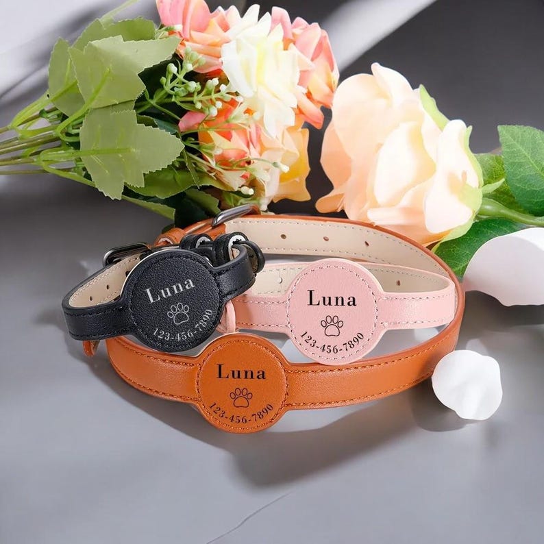 Personalized Dog Tag Simple BONE Design Engraved Tag Cat ID Tag Dog ...