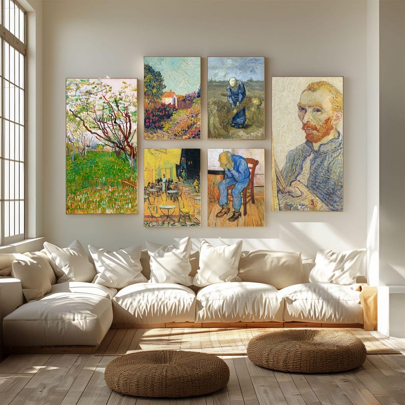 150+ Vincent Van Gogh Wall Art Bundle | Famous Paintings Printable ...