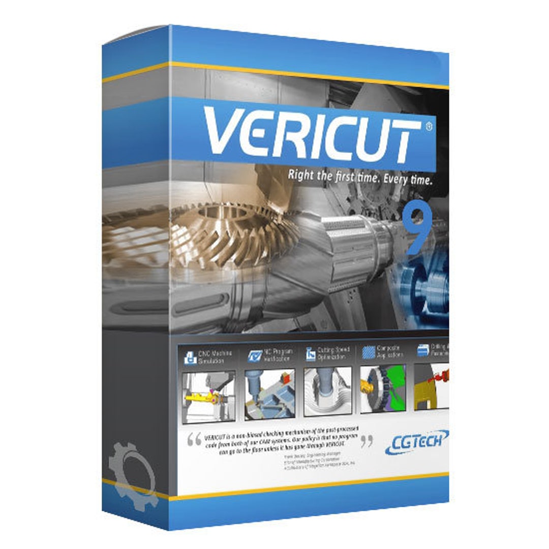 Cgtech VERICUT V9 Full Program CNC Machine Simulation Multilingual - Etsy