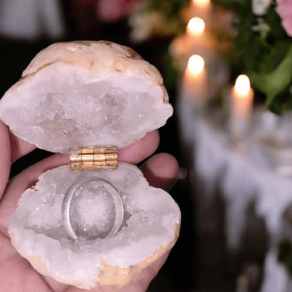 Crystal Wedding Ring - Etsy