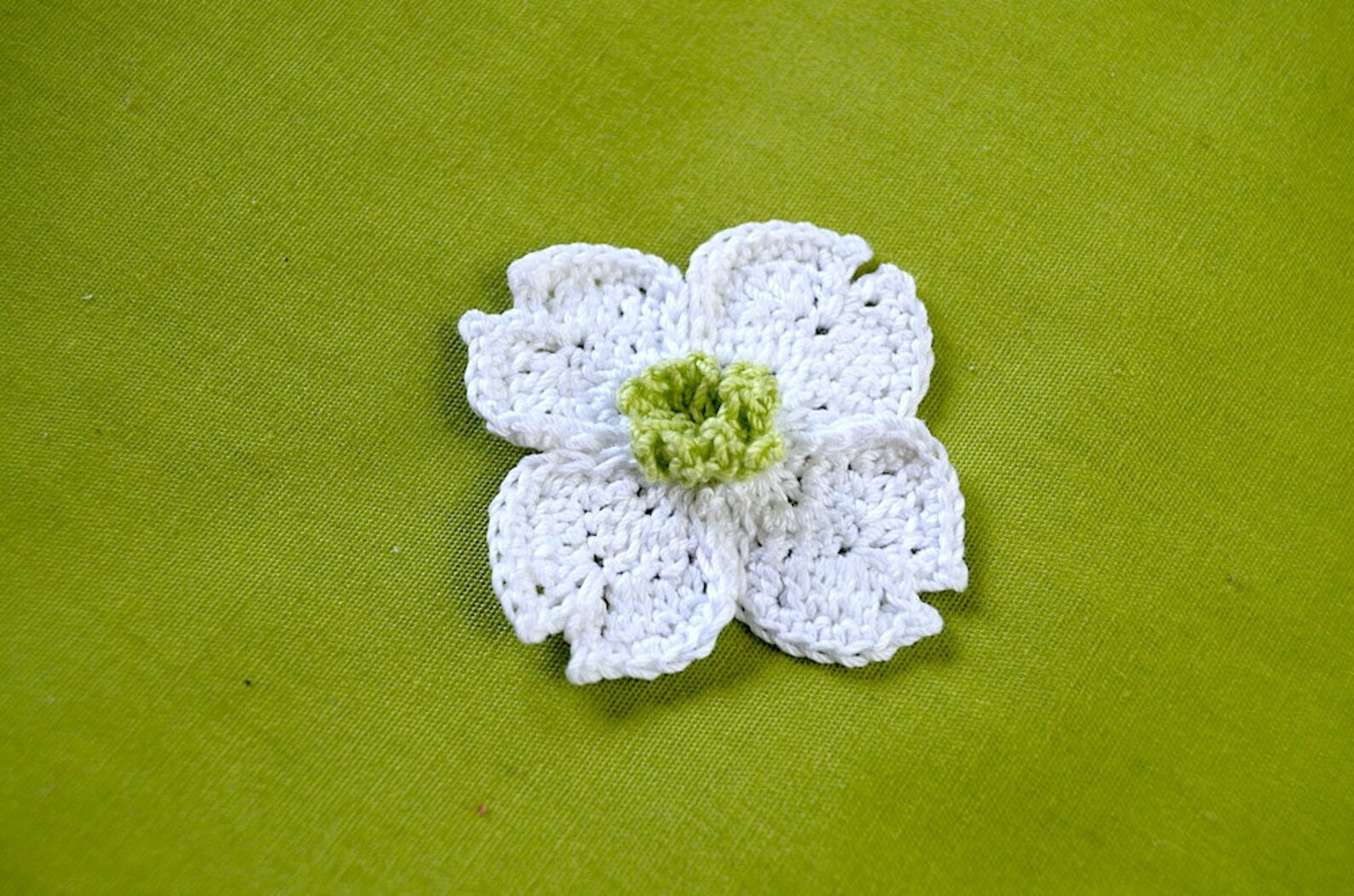 Crochet Flower PATTERN, It's a Dogwood Flower! PDF Instructions ...