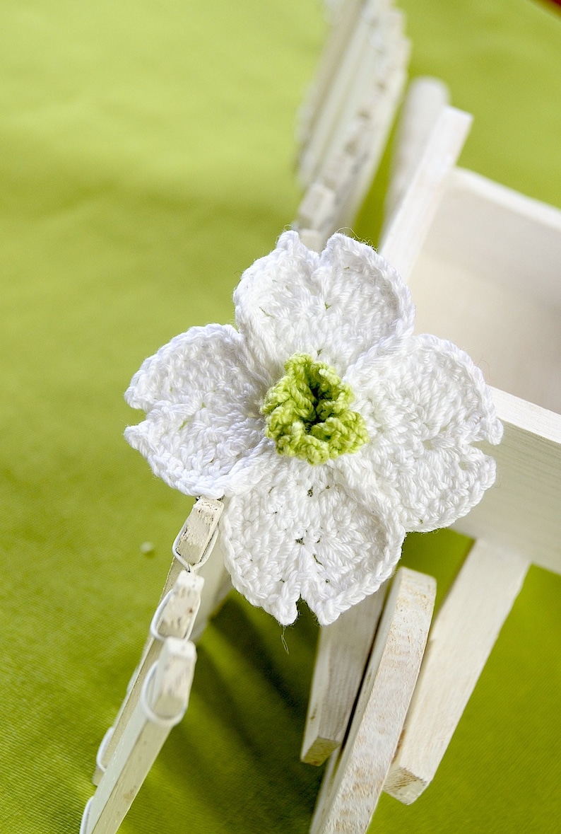 Crochet Flower PATTERN, It's a Dogwood Flower! PDF Instructions ...
