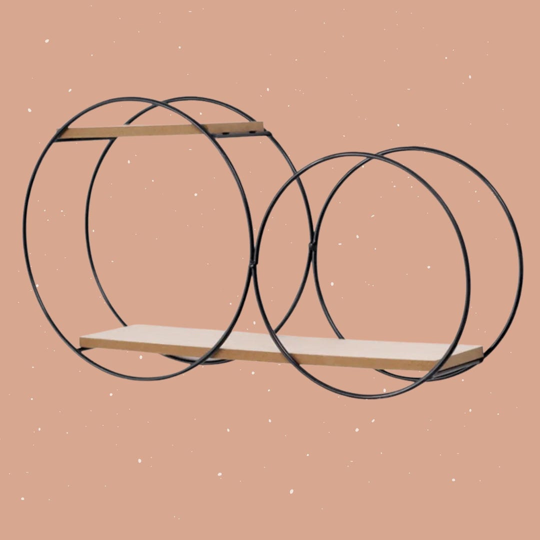 Circular Wall-mounted Shelves - Aesthetic Floating Candle Holder Home ...