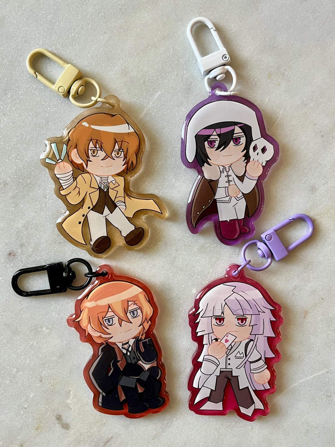 Bungou Stray Dogs | BSD Keychains - Etsy