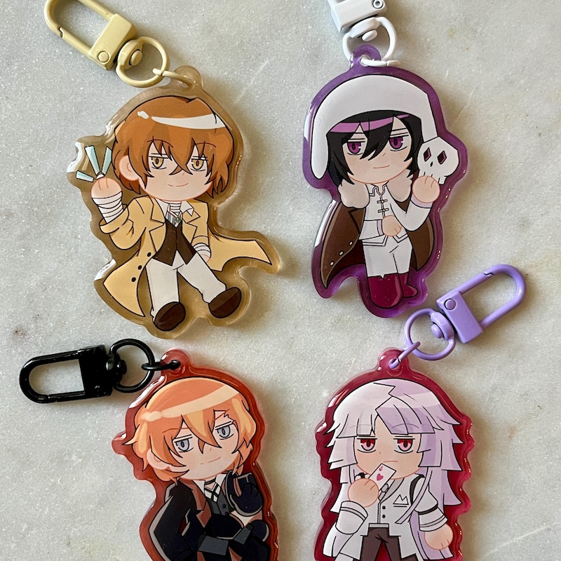 Bungou Stray Dogs Keychain - Etsy