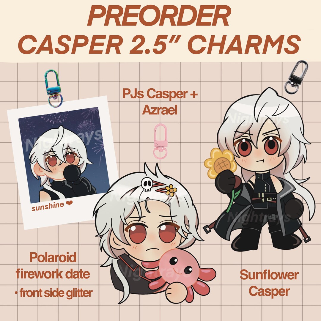 PREORDER A Date With Death Casper/grim Charms read Desc - Etsy