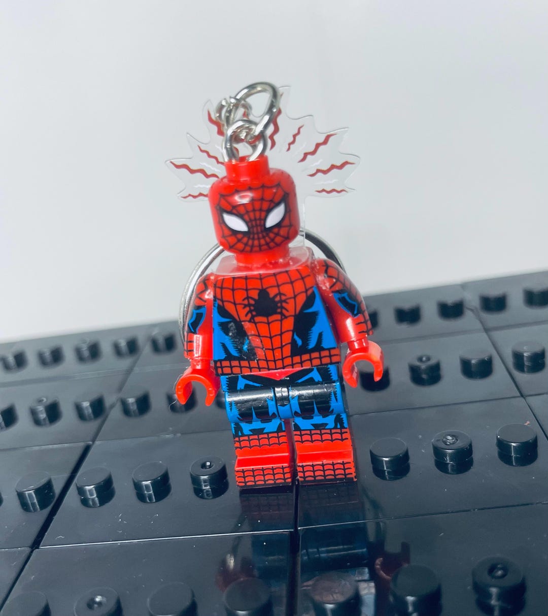 Lego Keychains Marvel Spider-man & Spiderverse Characters - Etsy