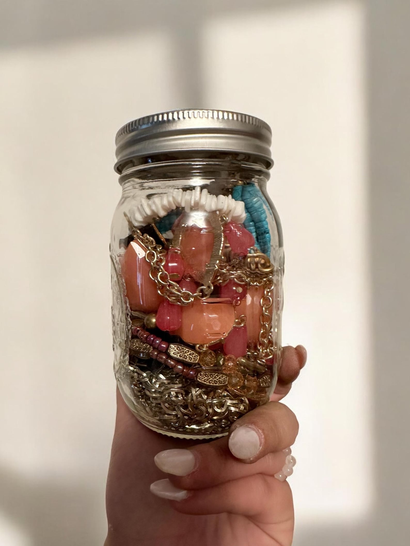 Gold Tone Mystery Jewelry Jar - Etsy
