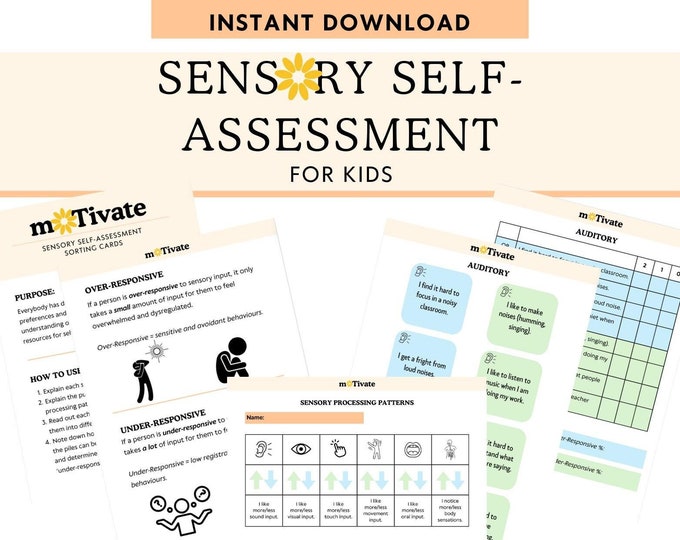 Self Regulation, Resource, Sensory, Battery, Activation, Paeds, OT ...
