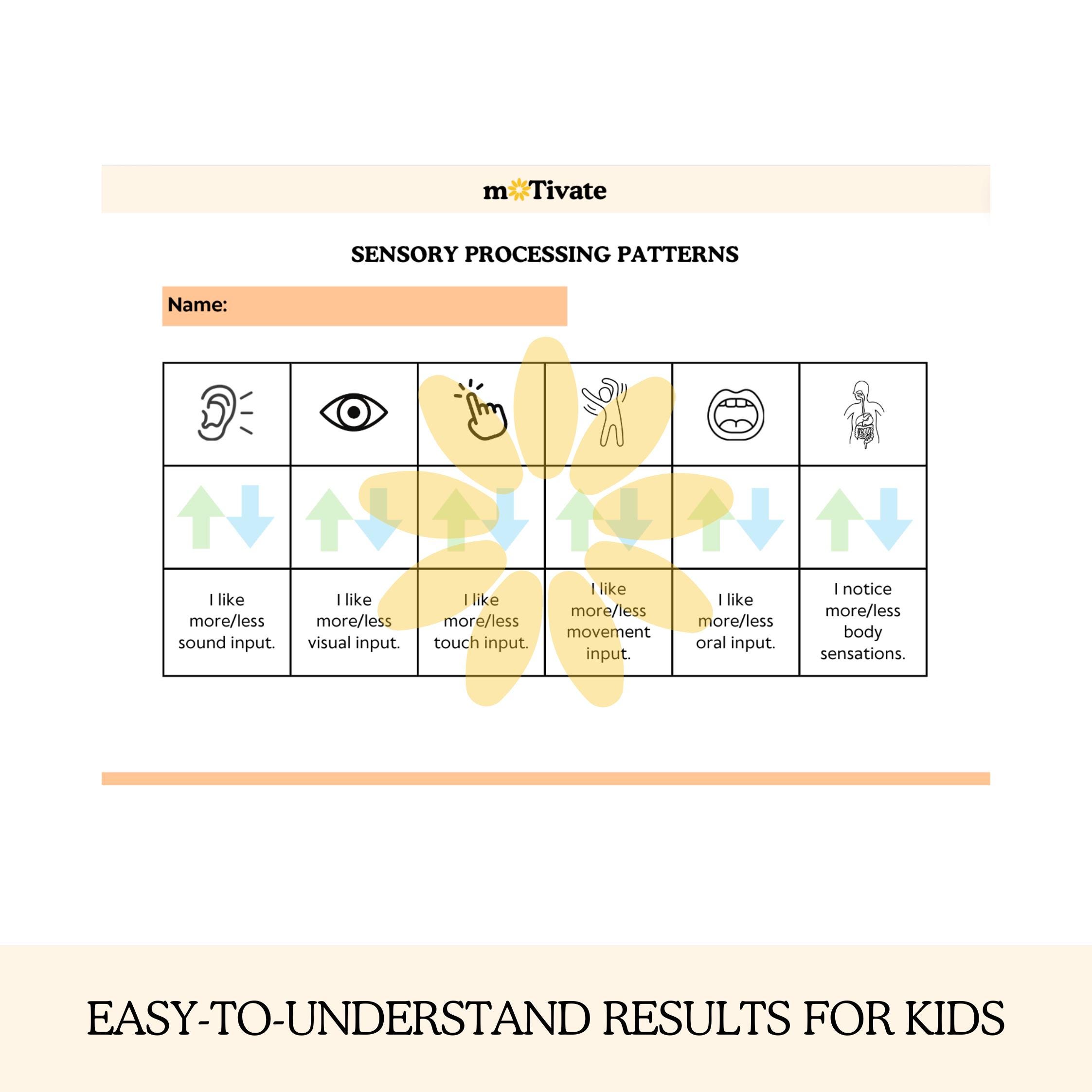 Sensory Sorting Cards - Etsy