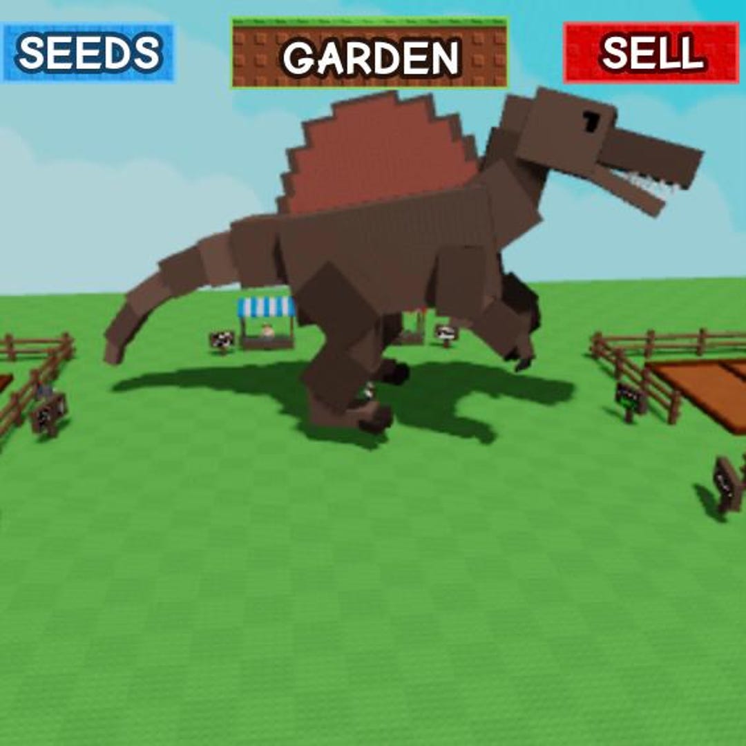 Mega Spinosaurus - Roblox Grow A Garden (divine Pet) Mega Mutation Fast ...