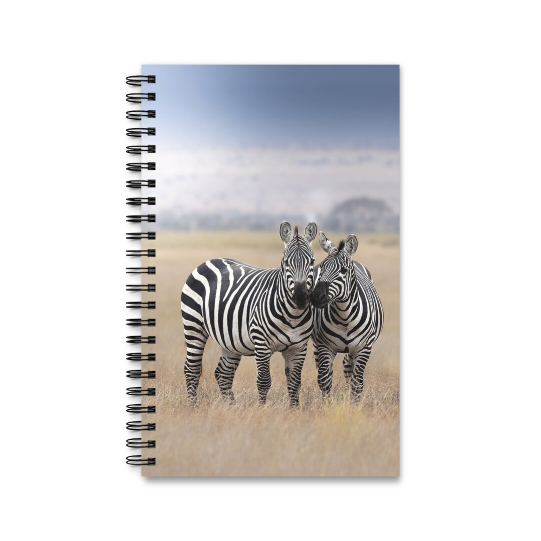 Zebra Brothers Blank Spiral Notepad - Etsy