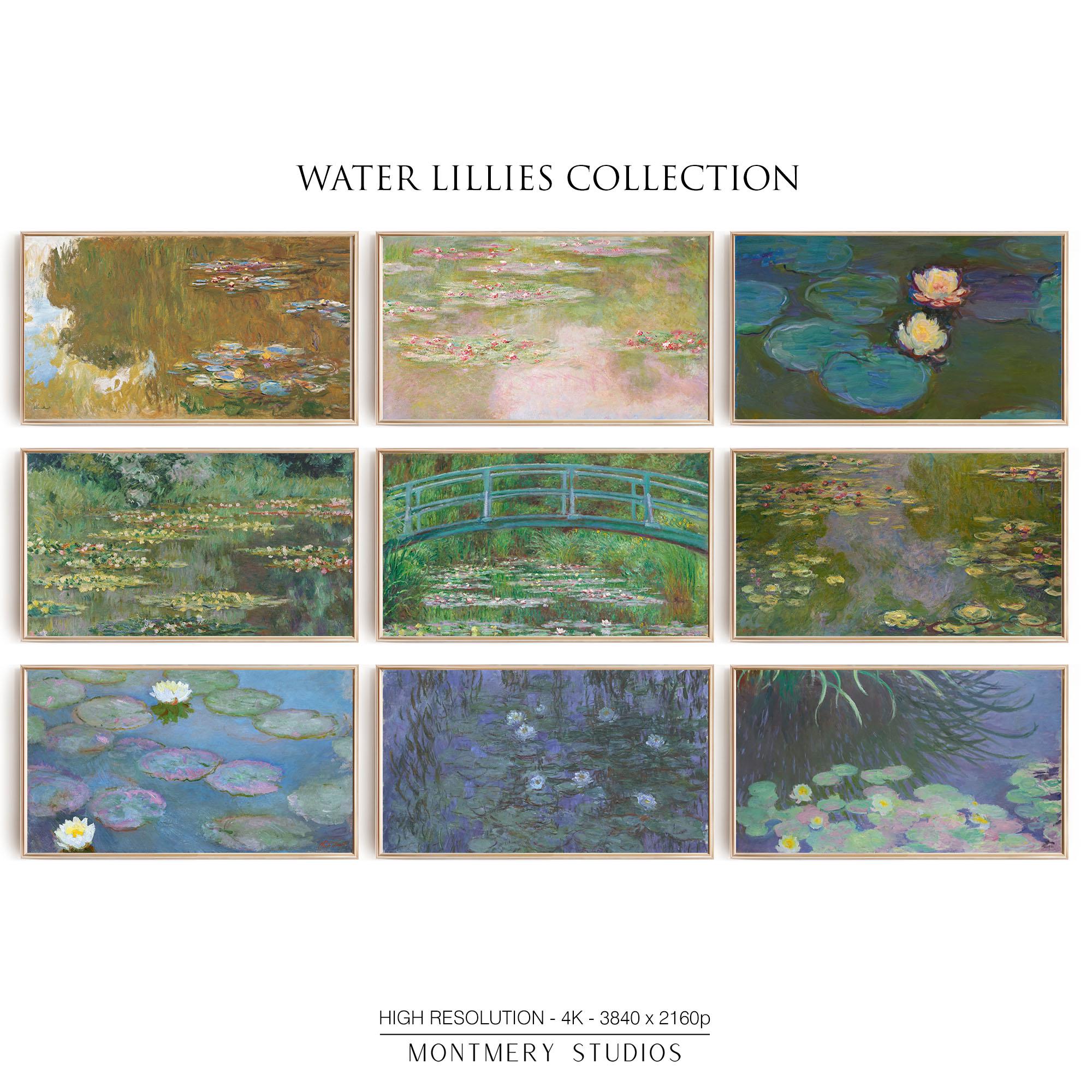 Claude Monet Frame TV Art Bundle 80 Monet Paintings Vintage ...
