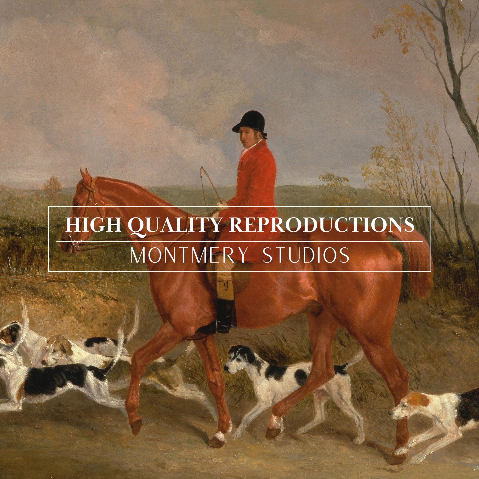 Berkeley Hunt Frame TV Art, Huntsman and Hounds, Vintage Foxhunting ...