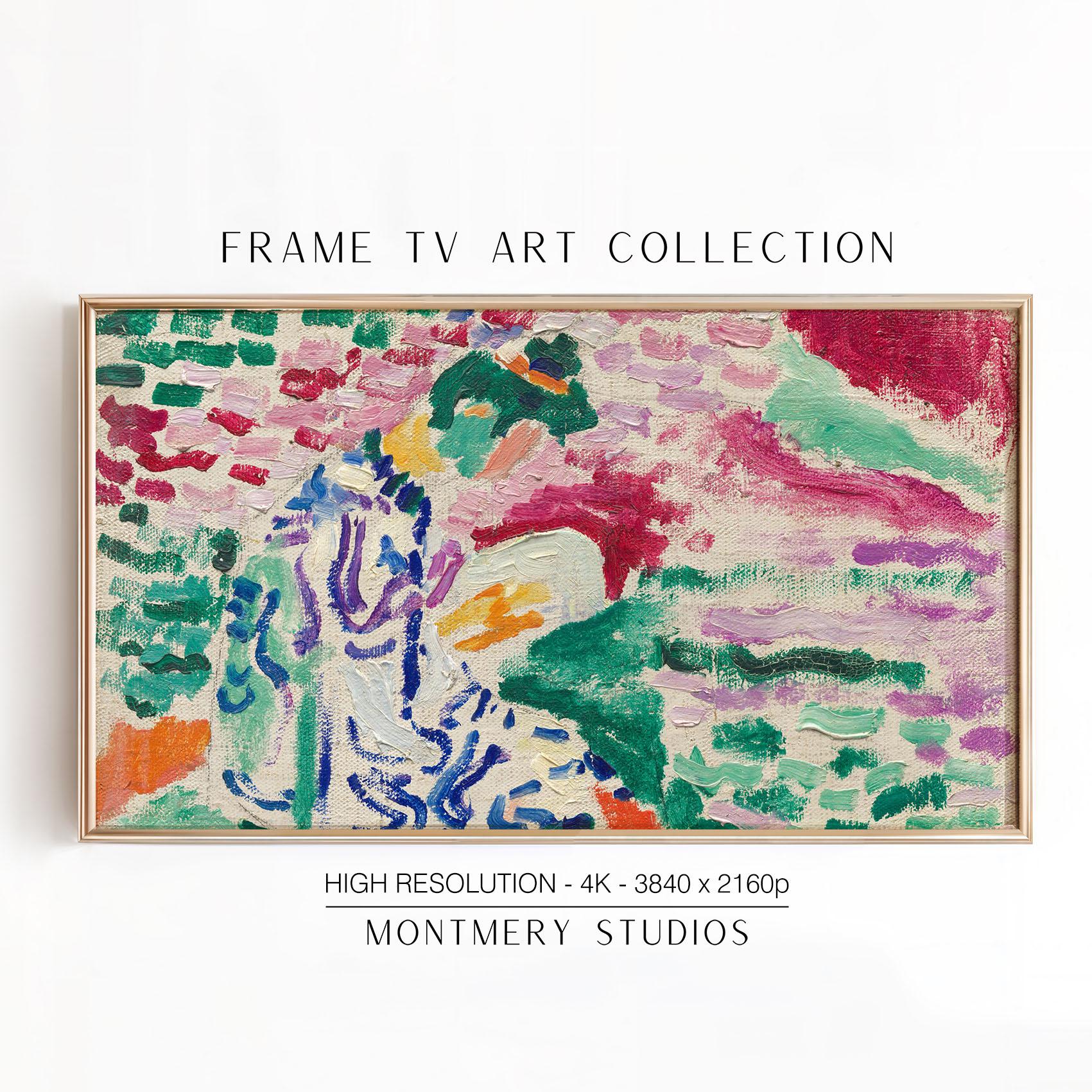 Henri Matisse Frame TV Art Set of 4, Modern Abstract Landscape, 3D ...