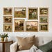 Vintage Hunting Scene Wall Art, Hunter With Hunting Dogs and Horse ...