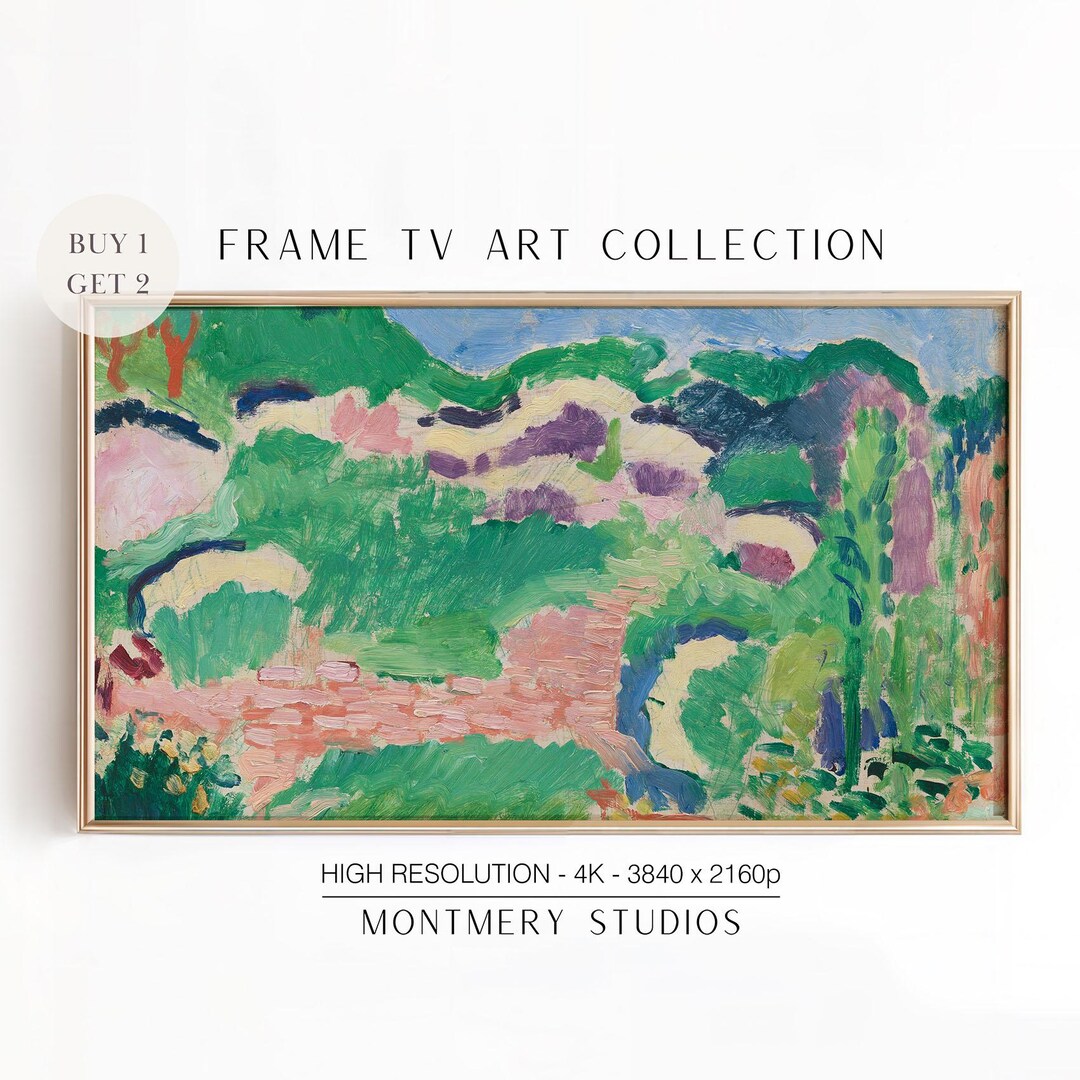 Henri Matisse Frame TV Art, Modern Abstract Landscape, Spring TV Decor ...