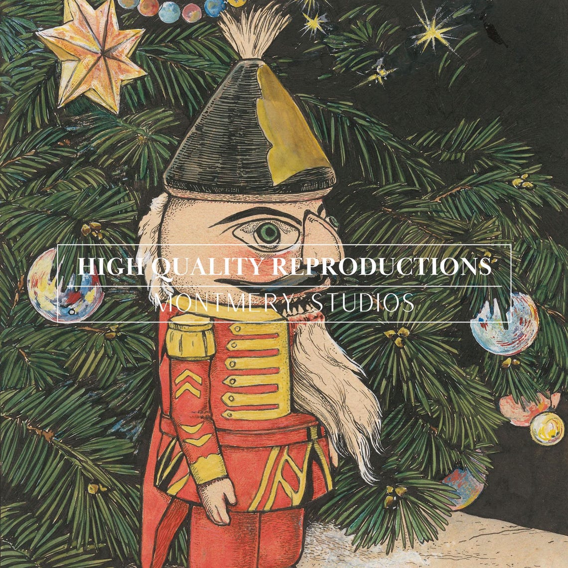 Nutcracker Poster, Vintage Nutcracker Printable Wall Art, Christmas ...