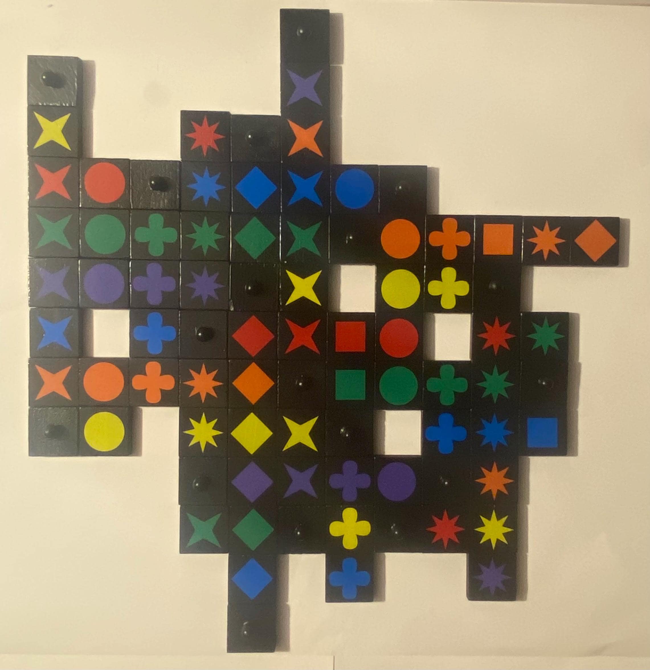 Qwirkle Unplayable Space Tiles, Qwirkle Game Pieces, Qwirkle ...