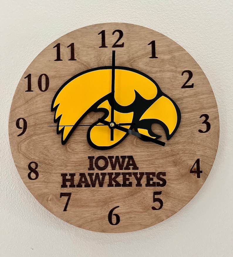 College Football Clock - Etsy