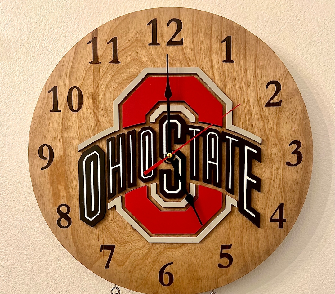 College Football Clock - Etsy