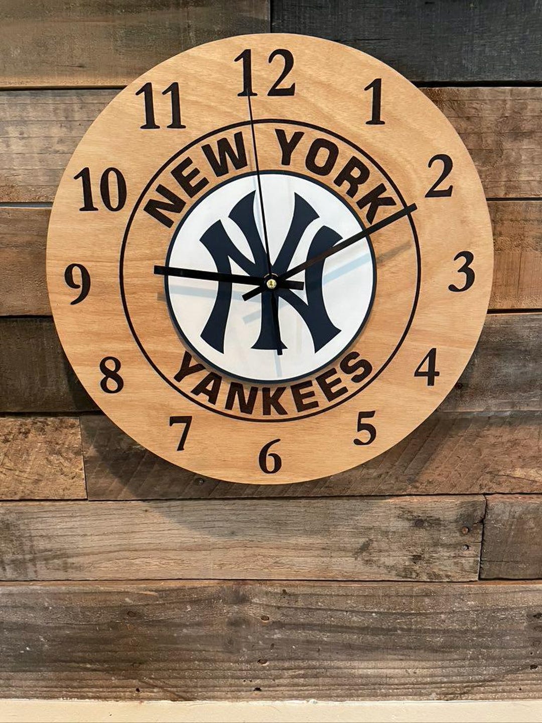 MLB Clock - Etsy