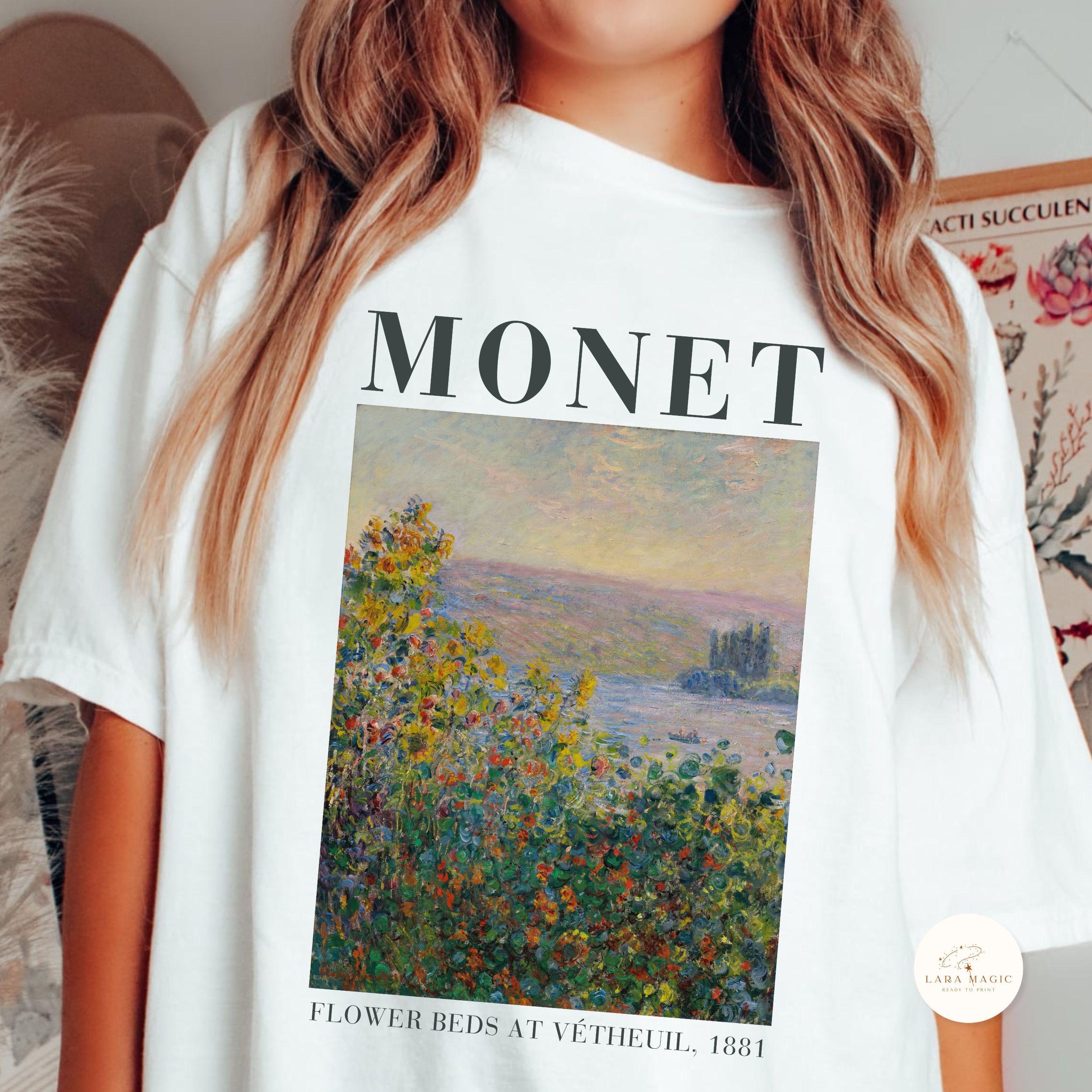 Monet Flower Beds PNG, Vintage Garden Painting PNG, Impressionist Art ...