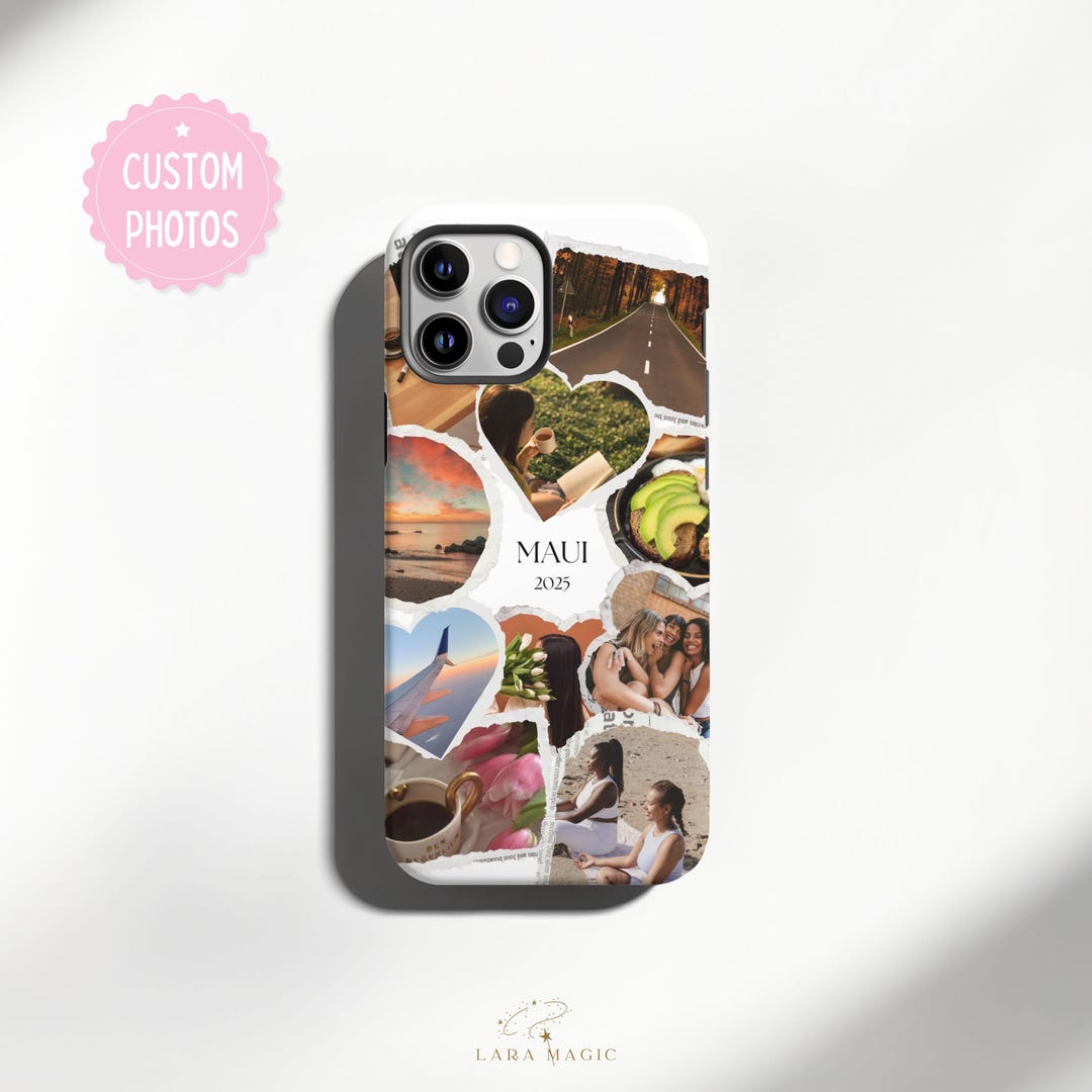 Custom Road Trip Photo Collage Phone Case: Personalized Travel Gift - Etsy