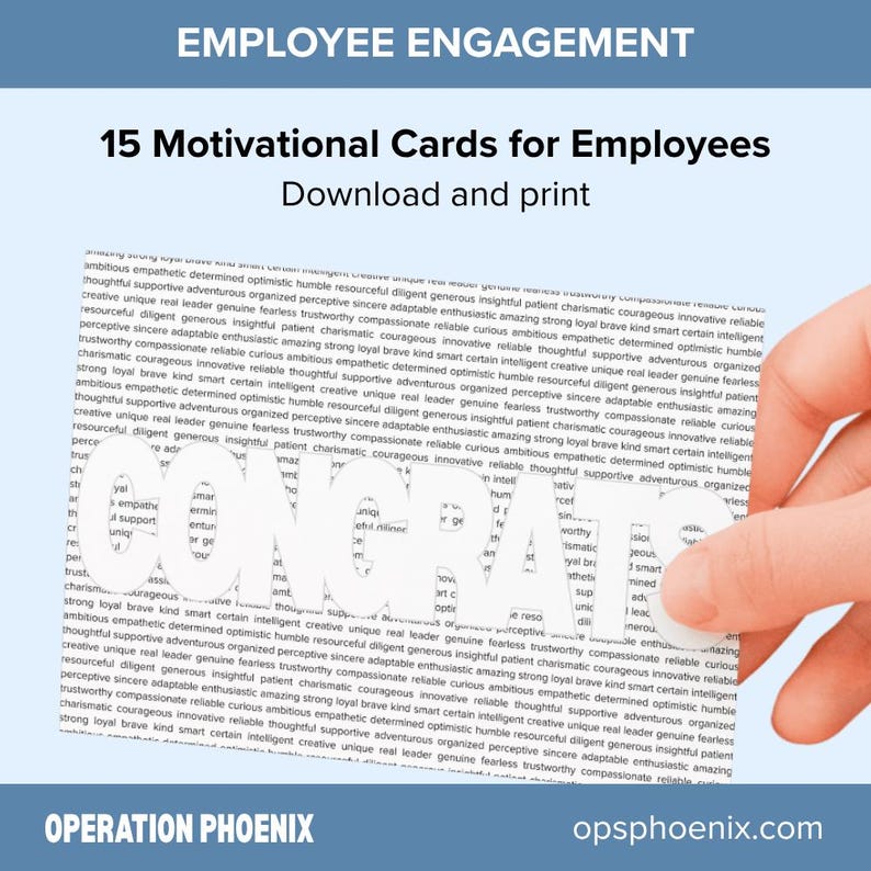 Motivational Cards for Employees: Encouragement & Thank You Notes ...