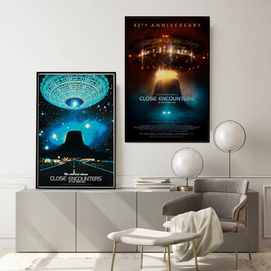 Movie Posters -close Encounters of the Third Kind, Wall Art Prints ...