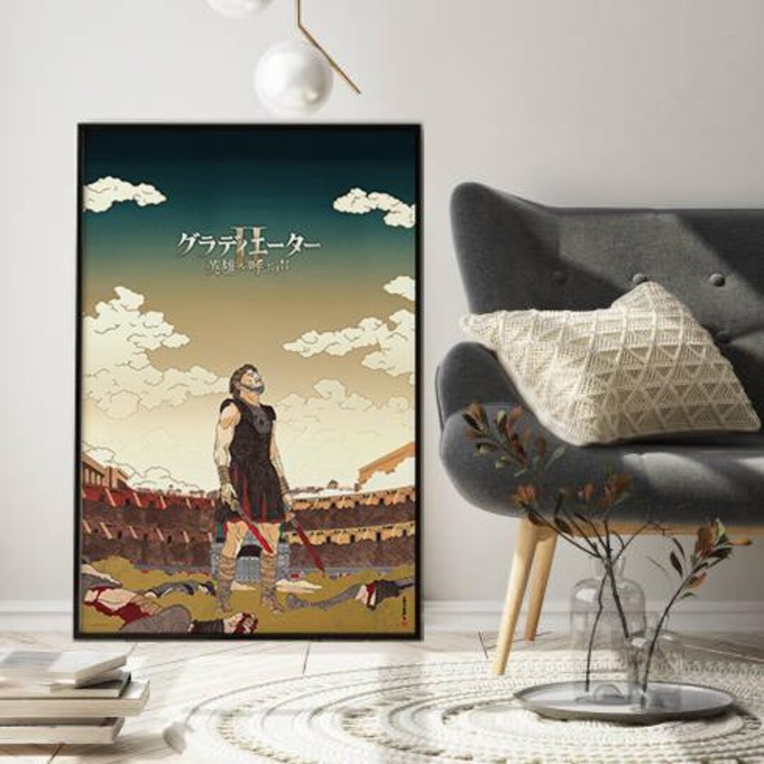 Action Movies Posters -gladiator II (2024), Wall Art Prints, Canvas ...