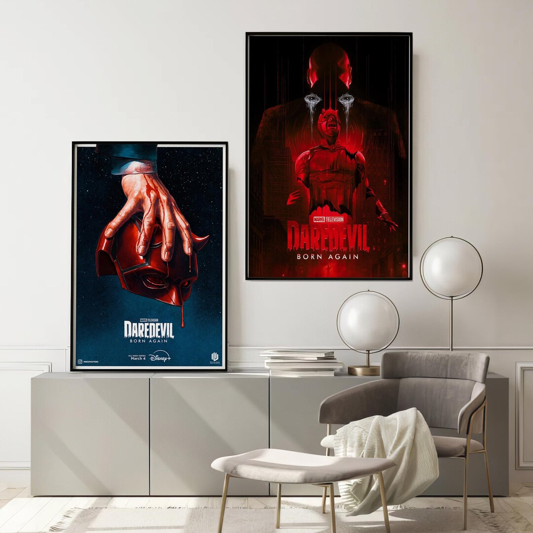 Movies Posters-daredevil Born Again , Wall Art Prints, Canvas Posters ...