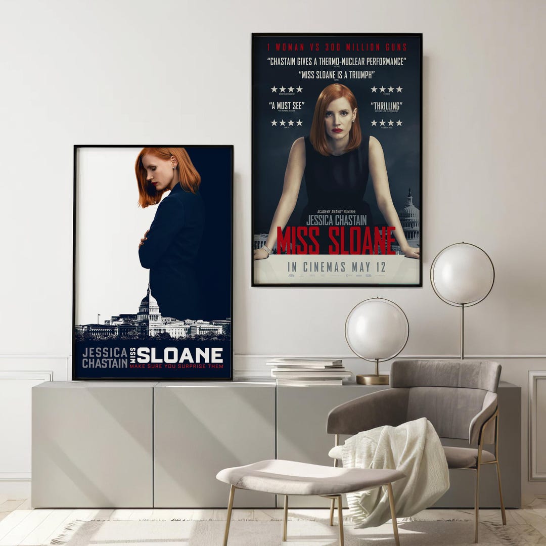 Movie Posters-miss Sloane, Wall Art Prints, Canvas Posters ...