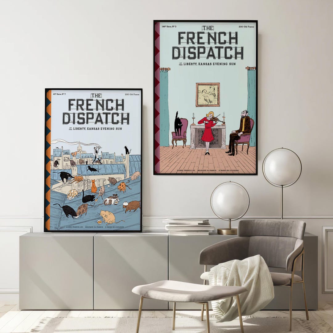 Movies Posters-the French Dispatch, Wall Art Prints, Canvas Posters ...