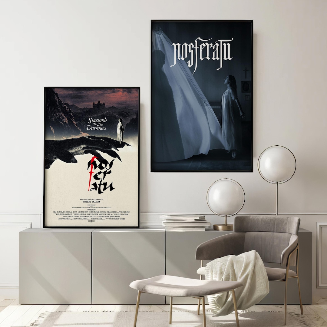 Horror Movie Posters -nosferatu 2024, Wall Art Prints, Canvas Posters ...