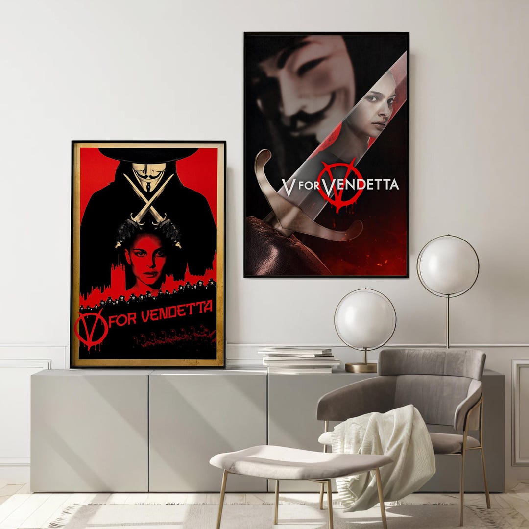 Movies Posters-v for Vendetta, Wall Art Prints, Canvas Posters ...