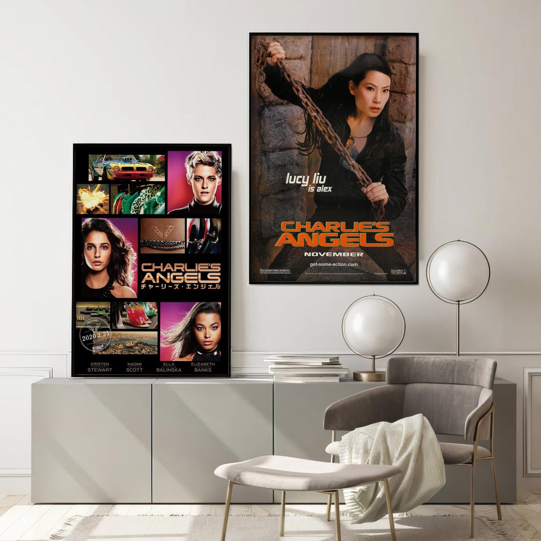 Action Movie Posters-charlie's Angels , Wall Art Prints, Canvas Posters ...