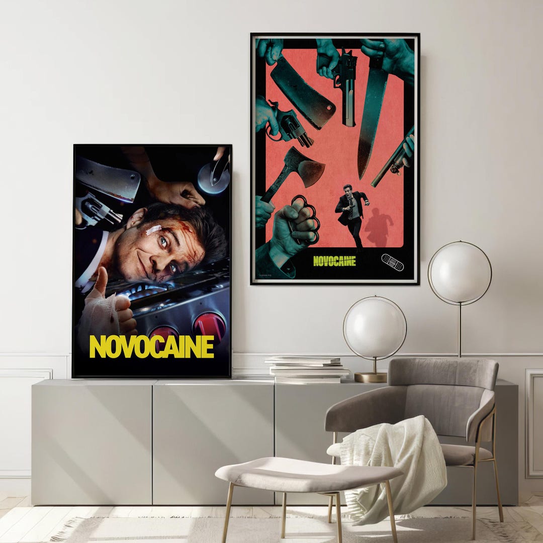 Comedy Posters-novocaine, Wall Art Prints, Canvas Posters, Personalized ...