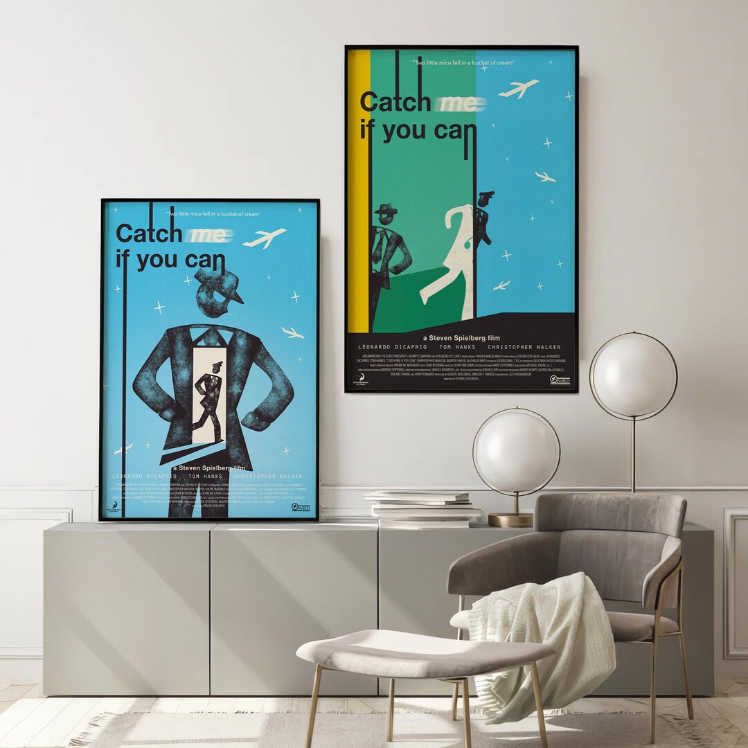 Movie Posters -catch Me If You Can, Wall Art Prints, Canvas Posters ...
